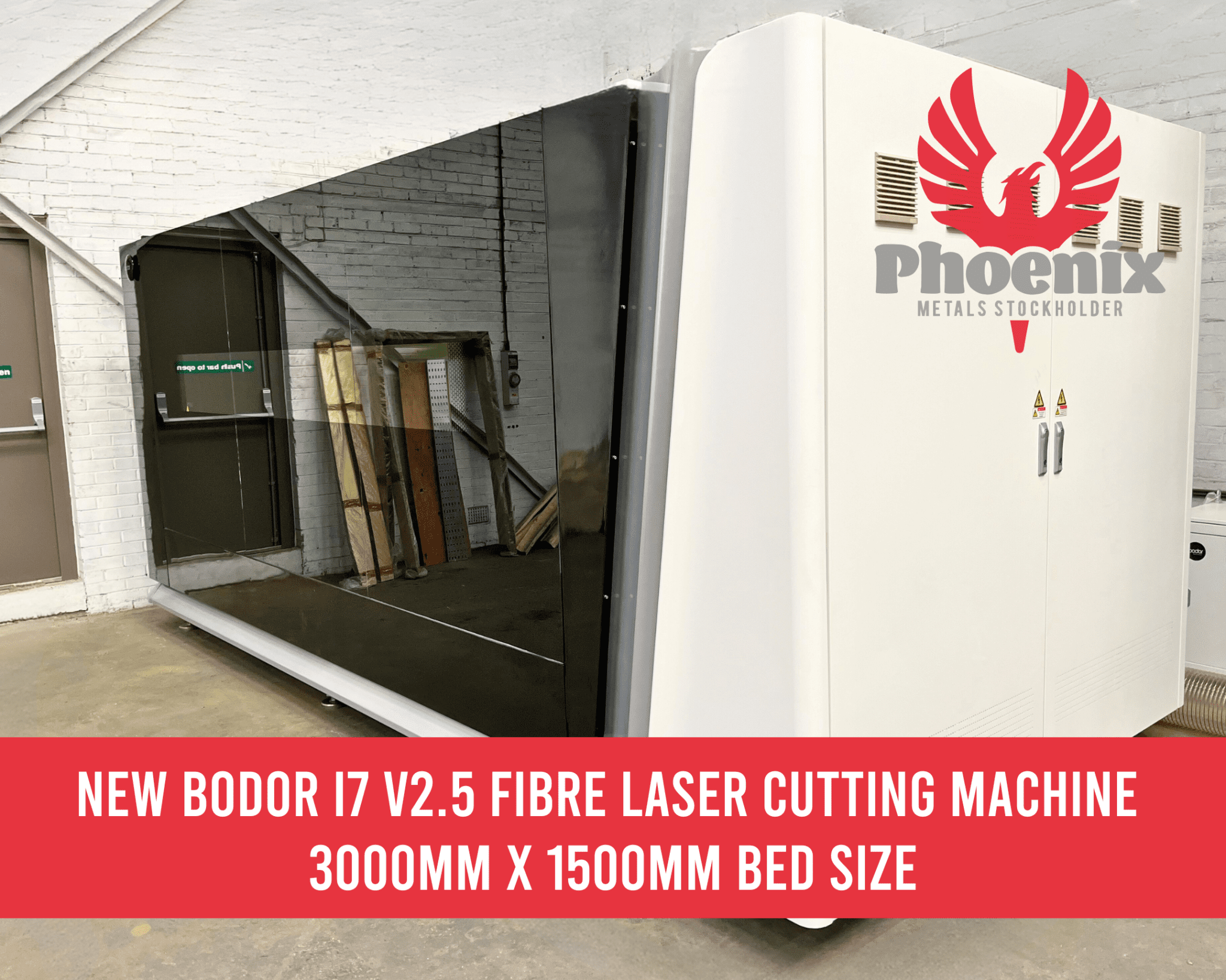 NEW Bodor i7 V2.5 Fibre Laser Cutting Machine - Phoenix Metals