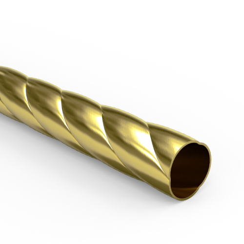 Rope Twist Tube - Phoenix Metals